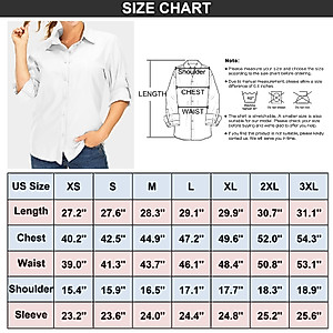 Women's Long Sleeve Safari clothes UPF 50+ Hiking Fishing shirts,Sun Protection Quick Dry Light Cooling Shirts(5019 White XL)