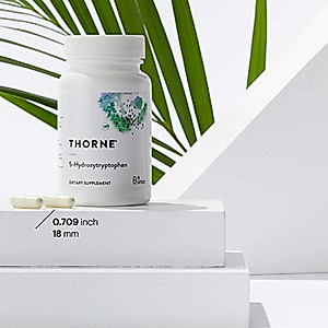 Thorne 5-Hydroxytryptophan (5-HTP) - Serotonin Support for Sleep and Stress Management - 90 Capsules