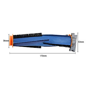 2-Pack Replacement Parts Brush Roll Compatible for Shark AI AV2511AE AV2501S AV2501AE RV2502AE RV2520AOUS AV2510AOUS RV2410WD RV2610WA RV2610WD RV2620WD Roller Brush Main Brush Robot Vacuum Cleaner
