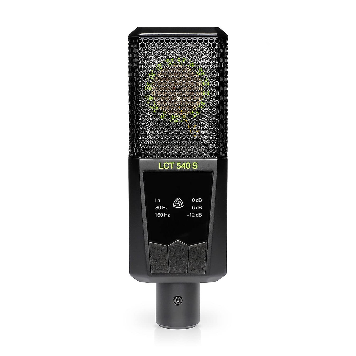 LEWITT LCT 540 S Large-Diaphragm Studio Condenser Microphone - Ultra low self-noise - Ideal for extreme processing - Low-cut filter and attenuation - Military spec transport case included