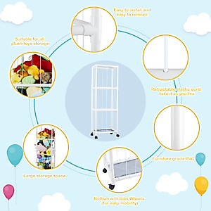 MIDOGAT Large Stuffed Animal Storage Zoo, Stuffed Animal Holder, Stuffed Animal Storage for Playroom, Bedroom, Nursery(Large)