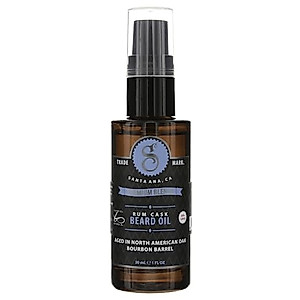 Suavecito Premium Blends Beard Oil - Leave-In Beard Conditioner For Softening Hair, Hydrating Skin, Eliminating Beard Dandruff, Healthy Beard Growth - Rum Cask Fragrance - 1 oz