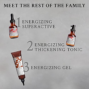 Davines Naturaltech ENERGIZING Shampoo Gentle Cleansing And Protection for Fragile Or Thinning Hair, Revitalize And Energize The Scalp 8.45 Fl. Oz.