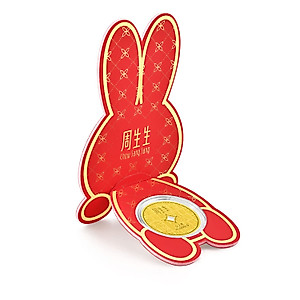 CHOW SANG SANG 999 24K Solid Gold Energetic Lovely Cute Rabbit Ingot for Women and Men 93732D