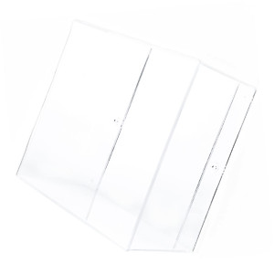 STOBAZA 3pcs Acrylic Storage Rack Storage Shelves Vinyl Record Display Vinyl Record Shelf Wall Record Holder Square Stand Clear Stand Wall Mount Organizer Clear Shelf Transparent