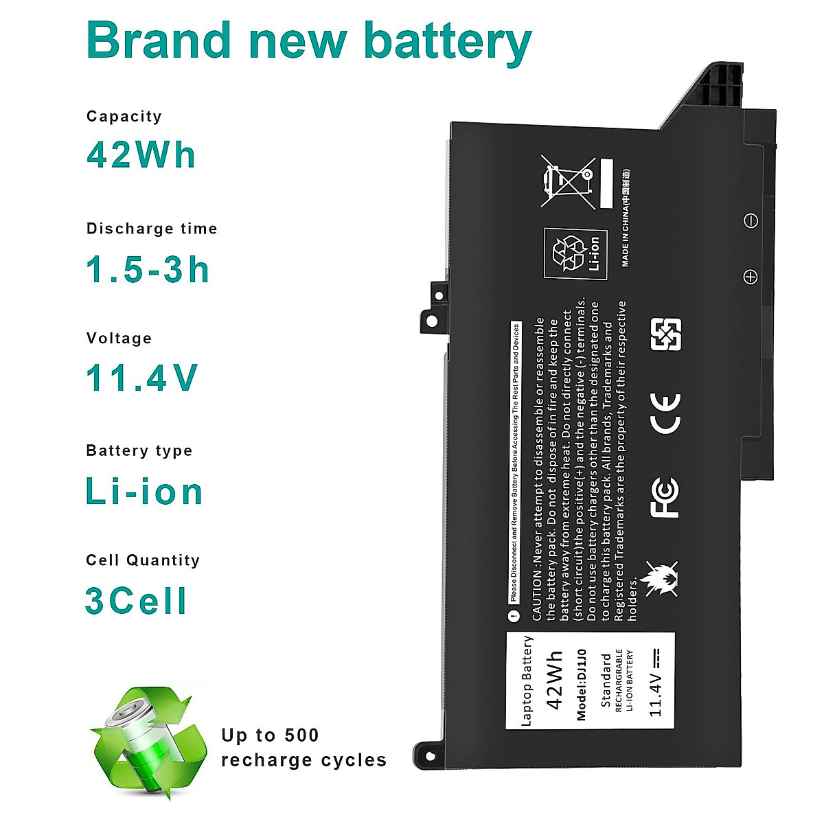 Fancy Buying DJ1J0 Laptop Battery for Dell Latitude 12 7280 7290 E7280 E7290 13 7380 7390 E7380 E7390 14 7480 7490 E7480 E7490 Series P28S P28S001 451-BBZL C27RW PGFX4 ONFOH DJ1JO K8X0T KHY0C