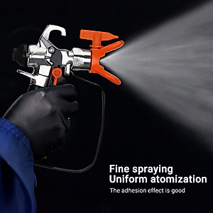 Wilrex Airless Paint Sprayer, 500W Spray Gun Tool for Interior & Exterior Home, Specialized for Water-Based Paint, Project Painter, (PPS01A)