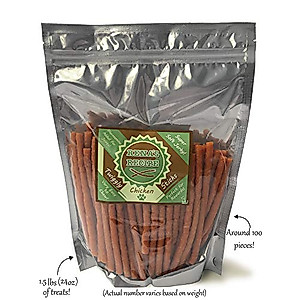Rena's Recipe Twiggly Chicken Sticks (24oz /1.5lbs) Big Pack (Around 100 Pieces) - Rawhide Free Soft Chicken Jerky Sticks with Glucosamine!