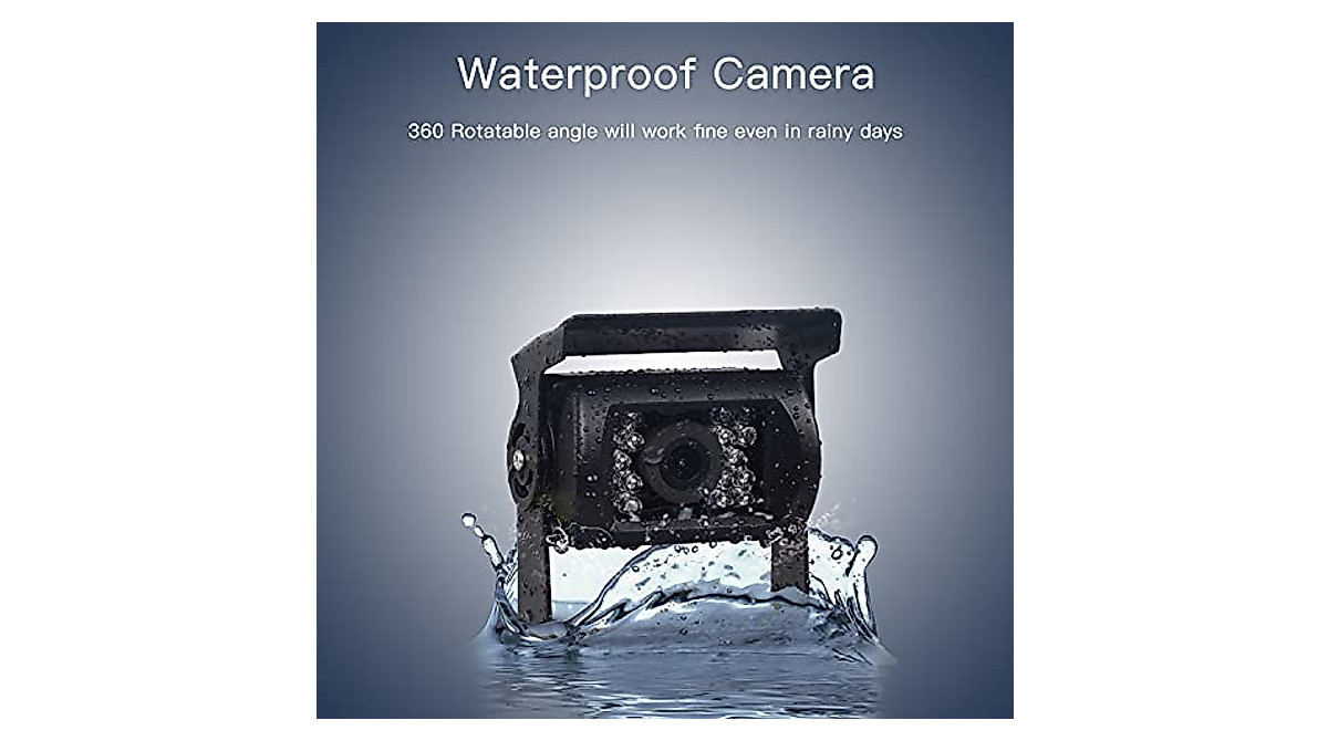RV Backup Camera System 7-Inch 1080P HD Waterproof Night Vision