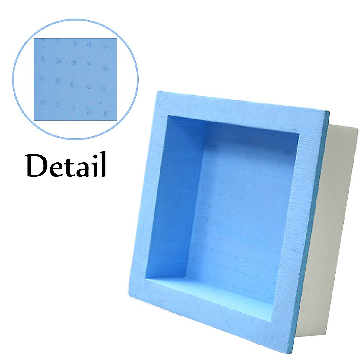 PROMOTOR Double Recessed Shower Niche, Waterproof Ready for Tile Shampoo Shelf Bathroom Shelf Organizer Storage For Shampoo & Toiletry Storage