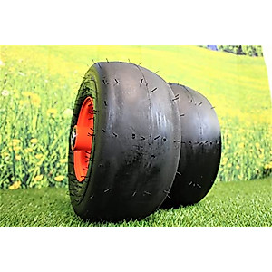 (Set of 2) Bad Boy 13x6.50-6 Pneumatic Orange Assemblies. Replaces 022-2006-00. Fits Maverick, Outlaw, and Diesel Series