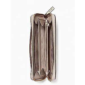 Kate Spade New York Shimmy Glitter Boxed Large Continental Wallet (Rose Gold)