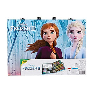 Crayola Frozen 2 Inspiration Art Case, 100 Art & Coloring Supplies, Gift for Kids, Ages 5, 6, 7, 8