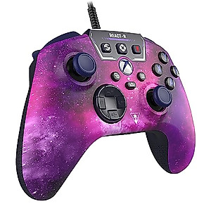 Turtle Beach REACT-R Wired Game Controller – Officially Licensed for Xbox Series X & S, Xbox One, and Windows 10|11 PC’s – Nebula