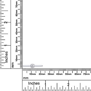 SAVEARTH DIAMONDS Round Cut Lab Grown Diamond Solitaire Stackable Engagement Ring In 10K Solid White Gold Jewelry For Women (G-H Color, VS-SI Clarity, 0.07 Cttw)-6