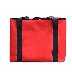 CALIDAKA Insulated Food Delivery Bag, Food Storage Waterproof Oxford Cloth Zipper Ergonomic Pizza Bag Picnic, Reusable Food Warmer Grocery Bag for for Hot/Cold Food, Pizza, Drinks (size:XL)
