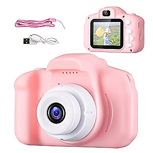 Digital Camera 2. 0Inch HD 1080P Dual Lens Children Digital Camera Video Recorder for Girls Boys Toddlers Gift