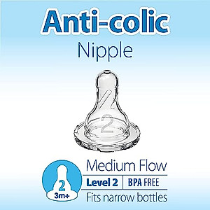 Dr. Browns 2 Natural Flow Level 2 Standard Nipple - 6 Count