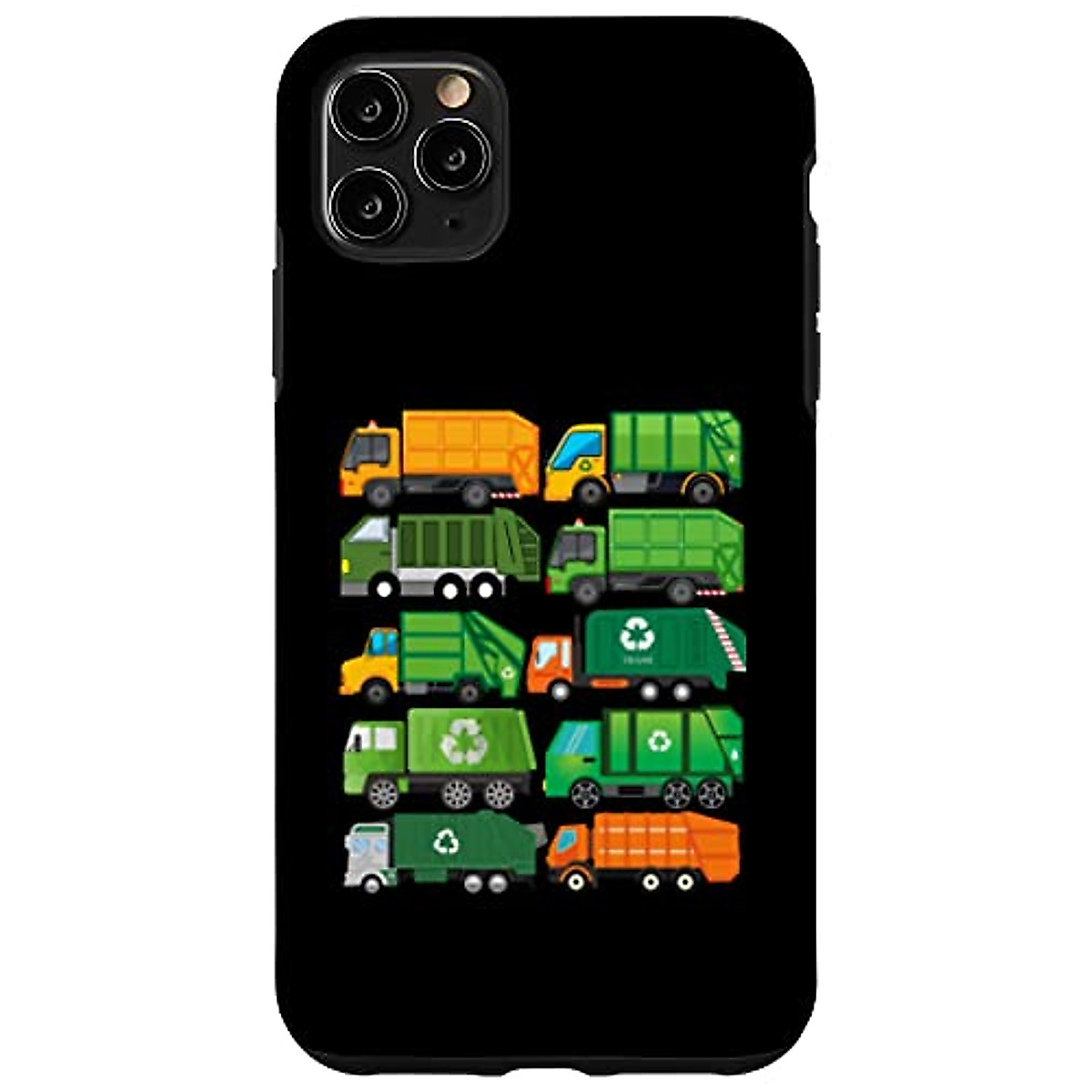 iPhone 11 Pro Max Garbage Truck Recycling Day Trash Waste Separation Birthday Case