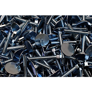 Lexar Industrial (100) Flat Elevator Bolt 1/4-20 x 2 Flush Mount Zinc Plated