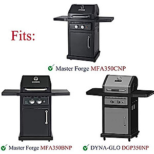 Adviace 14 7/8" Porcelain Steel Heat Plate, Heat Shield, Heat Tent, Burner Cover Replacement for Dyna-Glo DGP350NP, DGP350SNP-D, 101-03005, Master Forge MFA350BNP, MFA350CNP, Home Depot DGP350NP-D.