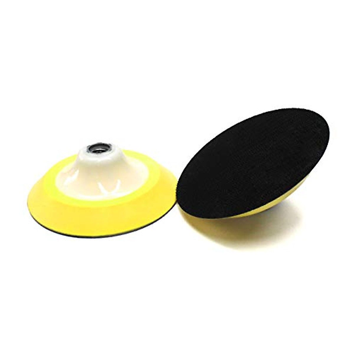 Maxshine Rotary Polisher Plate 5”/125mm – Hook & Loop Backing Plate for 5/8” Thread, Easy Contouring, Suitable for High-Speed Polishers