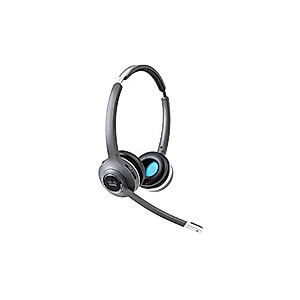 Cisco Headset 561, Wireless Dual On-Ear DECT Headset with Standard Base for US & Canada, Charcoal, 1-Year Limited Liability Warranty (CP-HS-WL-562-S-US=)