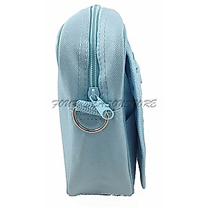 Disney Frozen Queen Elsa Camera Bag Case Little Girl Bag Handbag Licensed - Baby Blue