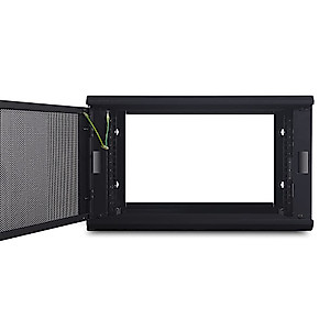 APC NetShelter 6U Wallmount Rack Enclosure Server Cabinet, AR106, Unassembled