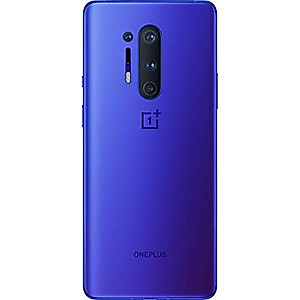 OnePlus 8 Pro Ultramarine Blue, 5G Unlocked Android Smartphone U.S Version, 12GB RAM+256GB Storage, 120Hz Fluid Display,Quad Camera, Wireless Charge, with Alexa Built-in