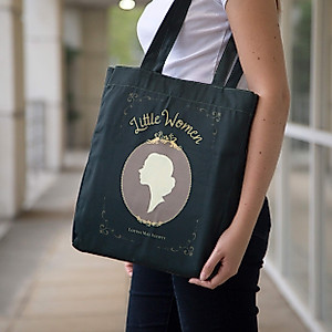 Well Read Little Women by Jane Austen Book Themed Tote Bag for Book Lovers - Ideal Literary Gifts for Book Club, Readers, Authors & Bookworms - Versatile Shoulder Bag Company