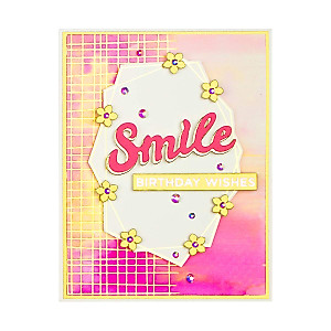 Spellbinders Woven Glimmer Hot Foil Plate Set, Metal