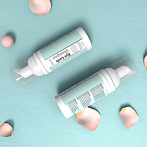 Eyelash Extension Shampoo & Brush Lash Eyelid Foam Cleanser Paraben & Sulfate Free 100% Safe for Natural Lashes Non-Irritating Perfect for Salon and Home Use 2 fl.oz