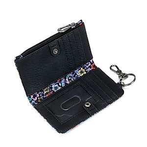 Sakroots Eco-Twill Encino Essential Wallet, Pink Mojave Canyon