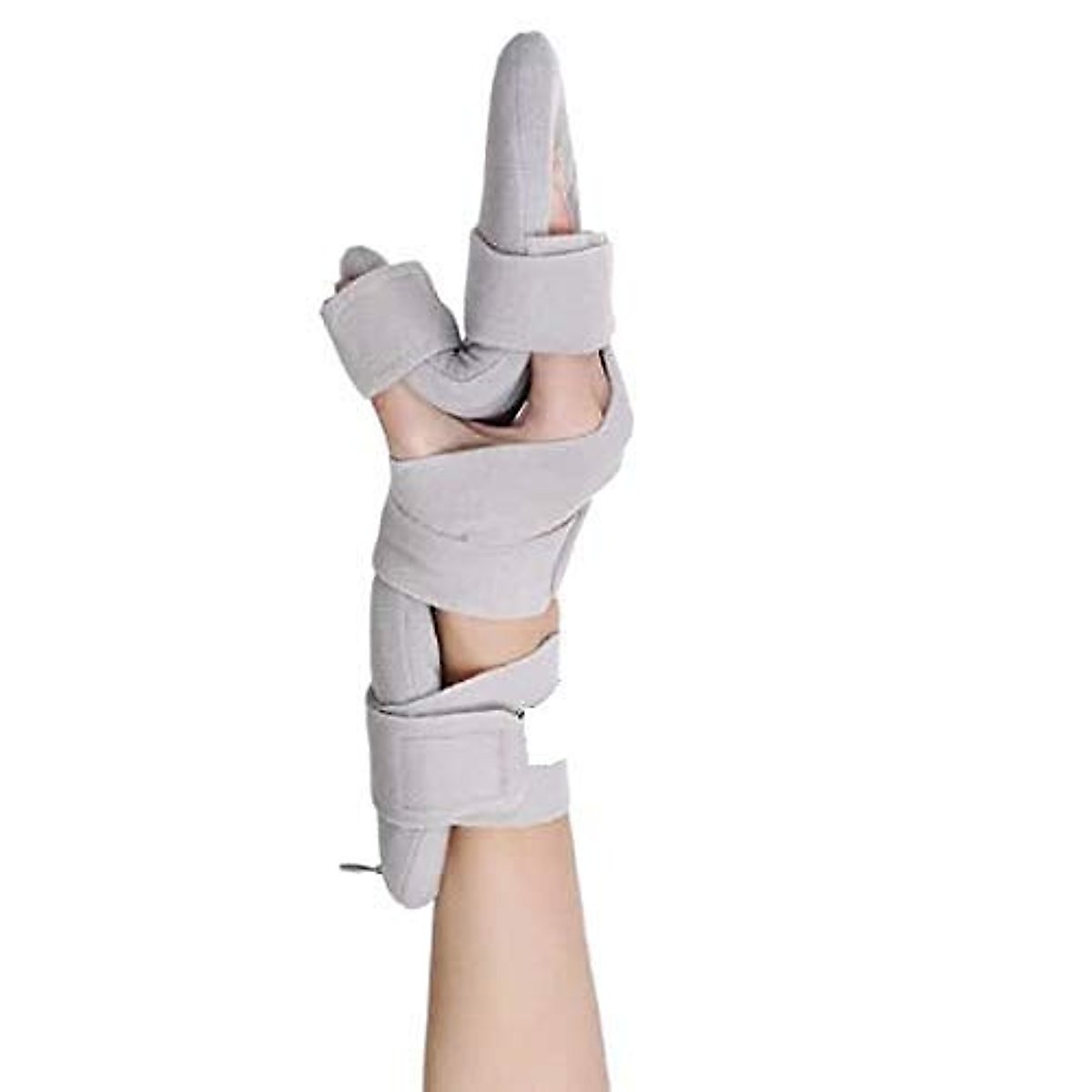 Dr A-Z Hand Splint Functional Finger Orthotics, Post Op Resting Wrist Splint , Fingerboard，Rehab Finger Training Device，for Stroke，Hemiplegia, Apoplexy，Traumatic Brain Injury Rehab (RIGHT HAND)