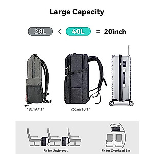 MOKiN Travel Backpack, Multi, 50L