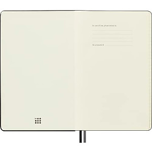 Moleskine Classic Expanded Notebook, Hard Cover, Large (5" x 8.25") Ruled/Lined, Black, 400 Pages
