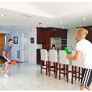 Funsparks Paddle Ball Jazzminton Game - All-Season Indoor/Outdoor Racquet Game for Active Play