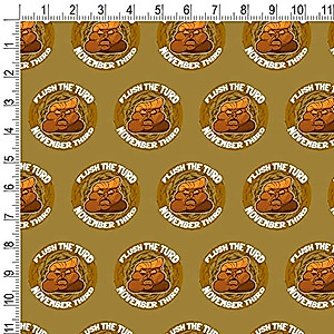 GRAPHICS & MORE Flush the Turd November 3rd Gift Wrap Wrapping Paper Rolls