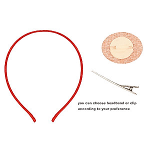 Cizoe Tea Party Fascinator Kentucky Derby Hat Fascinator Pillbox Hat Headband for Cocktail(A-white