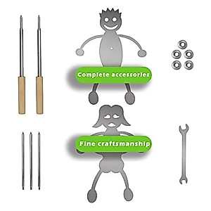 Retractable Funny Marshmallow Roasting Sticks 28.5 inch,Funny Stainless Steel Barbecue Forks，Hot Dog Bbq Sticks…