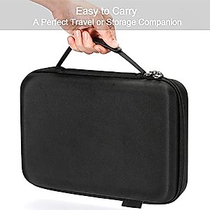 RAIACE Hard Storage Case Compatible with Apple Mac Mini M1. (Case Only, Not Include The Device and Accessories) - Black(Black Lining)