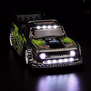 WLtoys 1/28 2.4G 4WD 30km/h Short Course Drift RC Car Vehicle Models with Light, RC Transmitter and Rechargeable Battery - RTR RC Toy Vehicle (RC Cars, RC Truck) (HELIDIRECT)