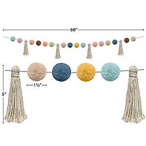 Teacher Created Resources Everyone is Welcome Pom-Poms and Tassels Garland (TCR7157)