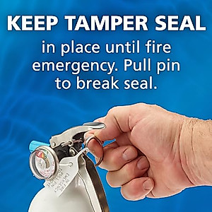 Kidde Mariner PWC Marine Fire Extinguisher for Boats, 5-B:C, 3.3 Lbs., Coast Guard Approved, Mounting Bracket (Included), White