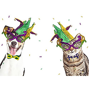 ALIBBON 9 Rolls 27 Yards 3/8" Mardi Gras Ribbon Yellow Purple Green Ribbons for Mardi Gras Decor, Grosgrain Ribbon for Mardi Gras Parade Carnival Gift Wrapping Bows Crafting Supplies