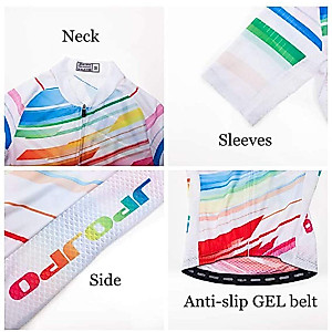 JPOJPO Cycling Jersey Women Bicycle Clothing Pro Team Summer Short Sleeve MTB Bike Shirt Top Yellow