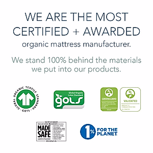 Naturepedic Organic Crib Natural Mattress - Classic Lightweight - Non-Toxic Baby and Toddler Bed - 52" x 28"