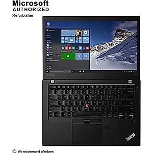 Lenovo ThinkPad T460S 14 FHD, Core i7-6600U 2.6GHz, 16GB RAM, 512GB Solid State Drive, Windows 10 Pro 64Bit, CAM (RENEWED)