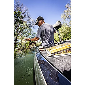 Plano Edge 3700 Vertical Jig & Spybait Box Tackle Storage, Gray and Yellow, Holds Up to 52 Vertical Baits, Rust-Resistant and Waterproof Bait Organizer Box